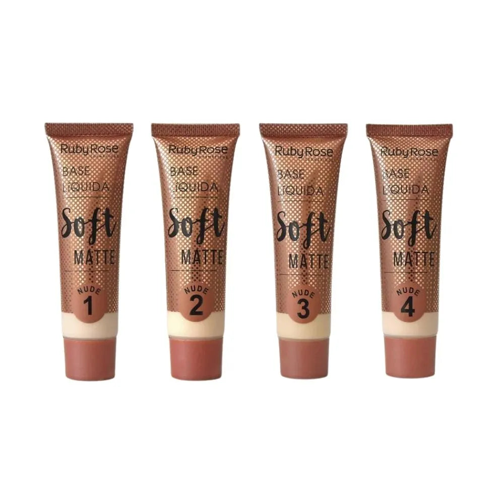 BASE LÍQUIDA SOFT MATE RUBY ROSE - PIEL CLARA – Collarela