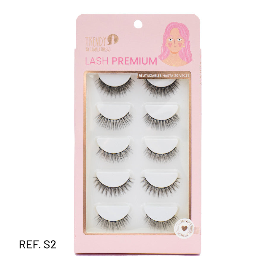 PESTAÑAS TRENDY SET X5 LASH PREMIUM – Collarela